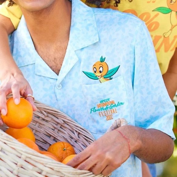 Disney | Tops | Nwt Disney Orange Bird Epcot International Flower ...